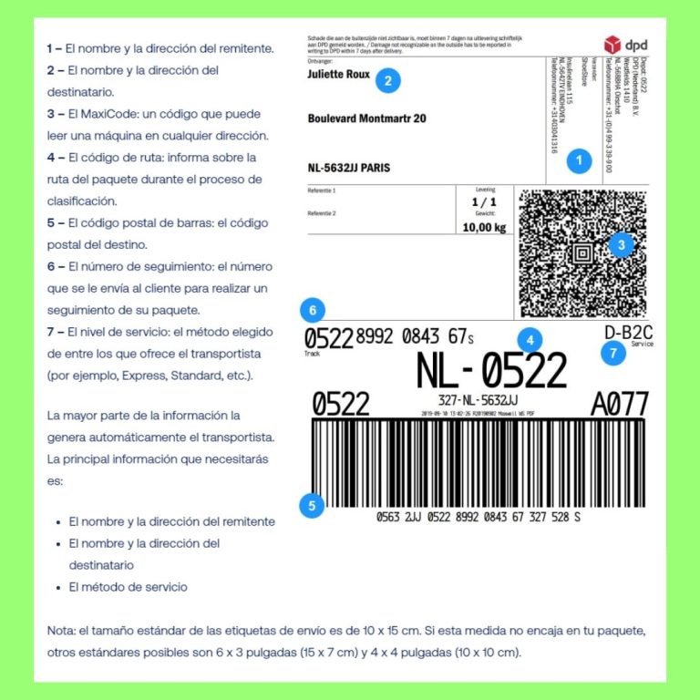 ¿Qué es una etiqueta de envío y cómo crearla?